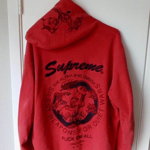 Supreme | Jackets & Coats | Supreme Alpha Omega Hoodie | Poshmark